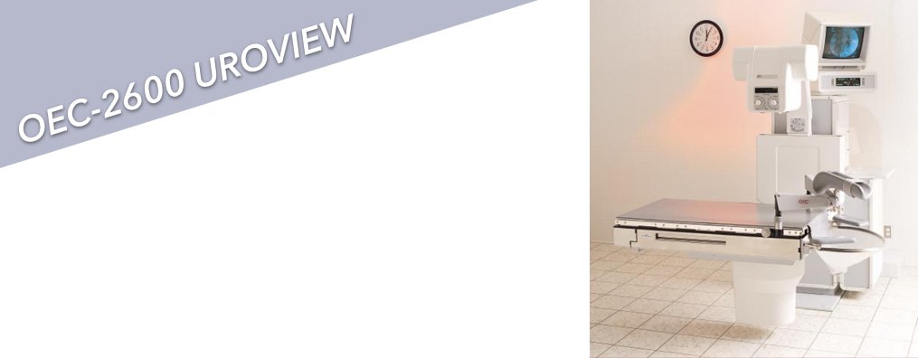 GE OEC Uroview 2600 Urological Digital X-Ray Table Parts For Sale